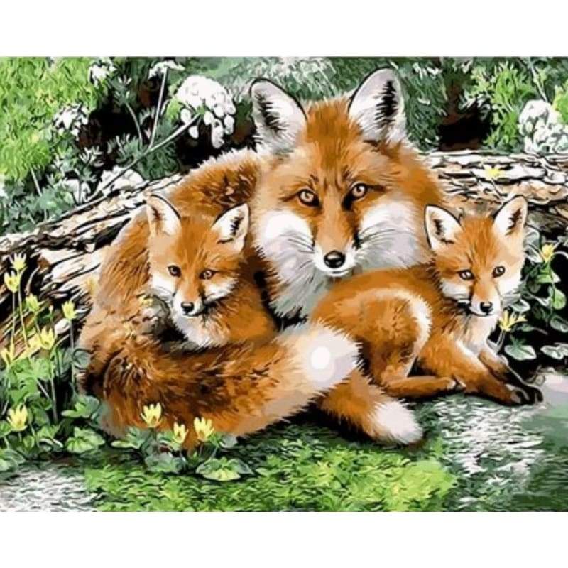 Animal Fox Diy Paint By Numbers Kits ZXQ2150-WM-870 – Craft Painting