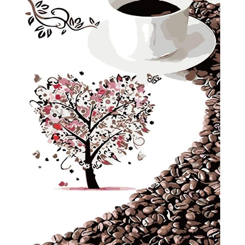 Coffee Paint By Numbers Kits WM-110 – Craft Painting